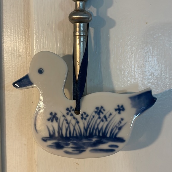 Russ | Holiday | Vintage Russ Ceramic Duck Ornament Old Towne Accents ...